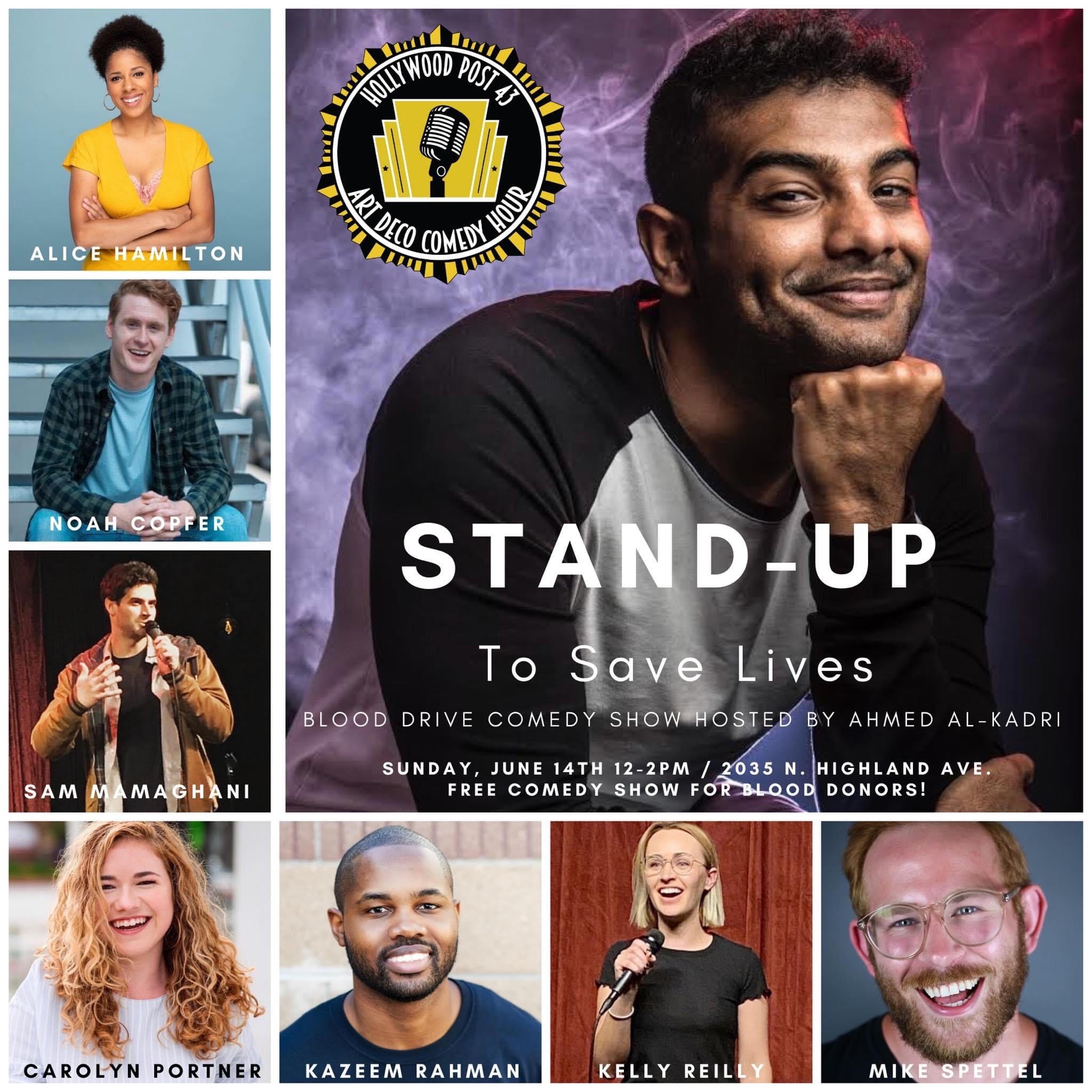 Stand Up To Save Lives – the blood drive + comedy experience ...