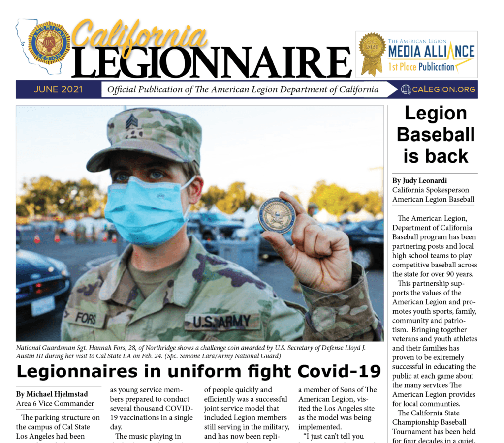 Official Newsletter of The American Legion Department of California ...