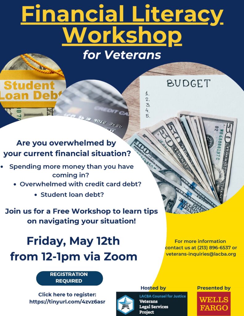 Financial Literacy Workshop for Veterans | California American Legion