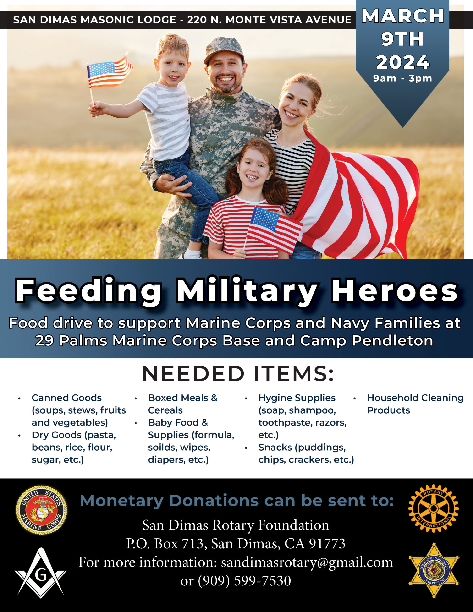 Feeding Military Heroes | California American Legion